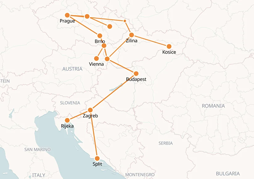 Milan Hudec Brno Map