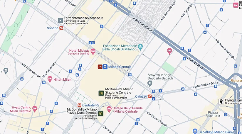 Milan Italy Subway Map Metro Map Of Milan