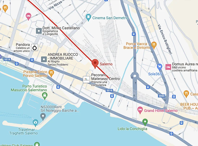 Linee Contemporanea Salerno Italy Map Calabria Wikipedia